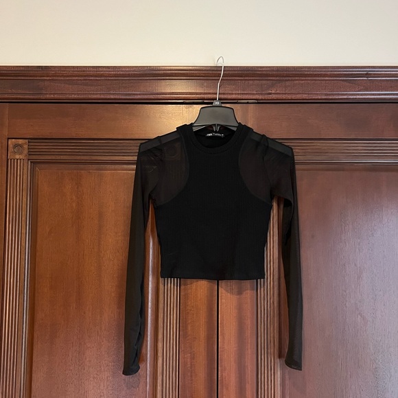 Zara | Tops | Zara Cropped Top | Poshmark